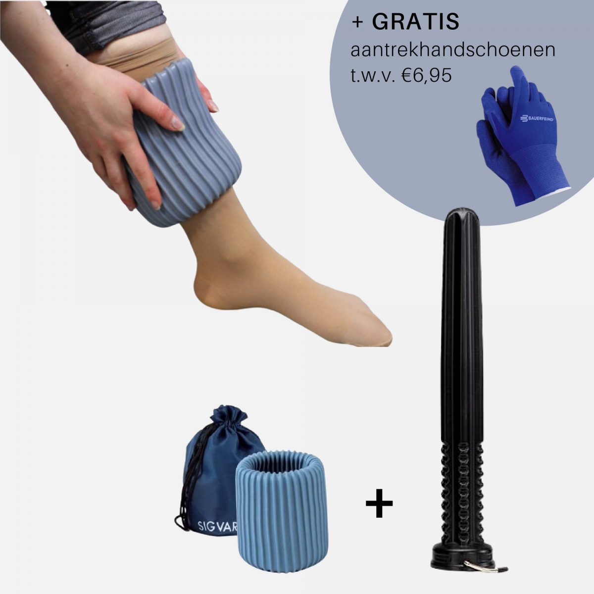 Doff N' Donner - Totaal pakket (cone & rubber ring)